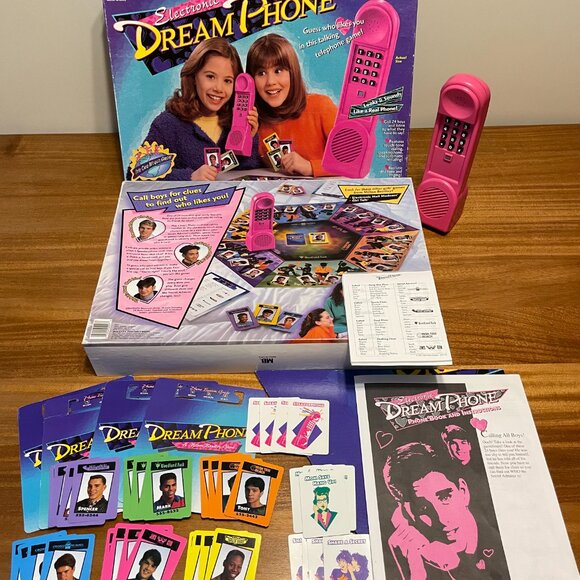Milton Bradley | Games | Rare Complete Electronic Dream Phone Fun Board ...